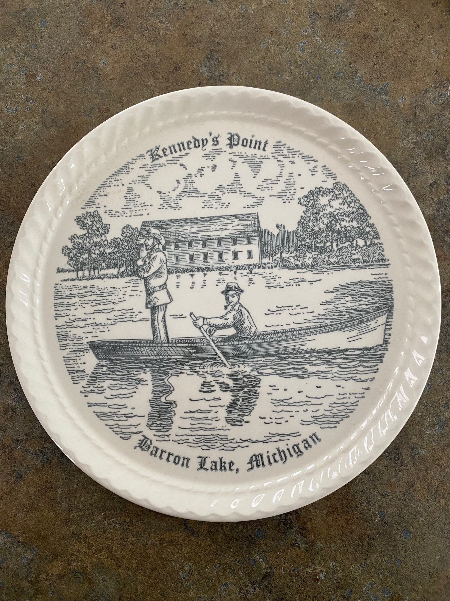 Commemorative Plates Feature Lake Landmarks - Barron Lake Association