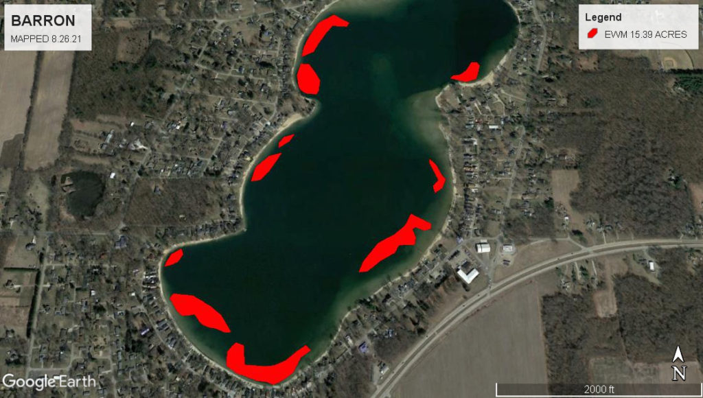 Lake Water Quality Weed Control 2021 – Barron Lake Association