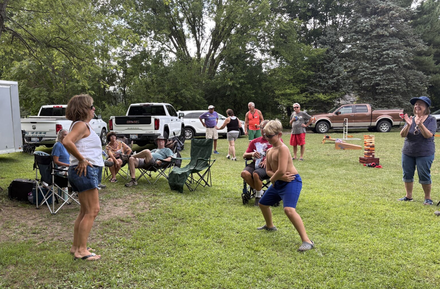 Great day for a lake BBQ! - Barron Lake Association